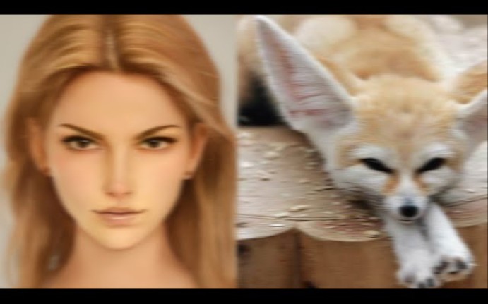 = fennec fox beauty combo = ultimate cute fox-like features_哔哩哔哩_bilibili