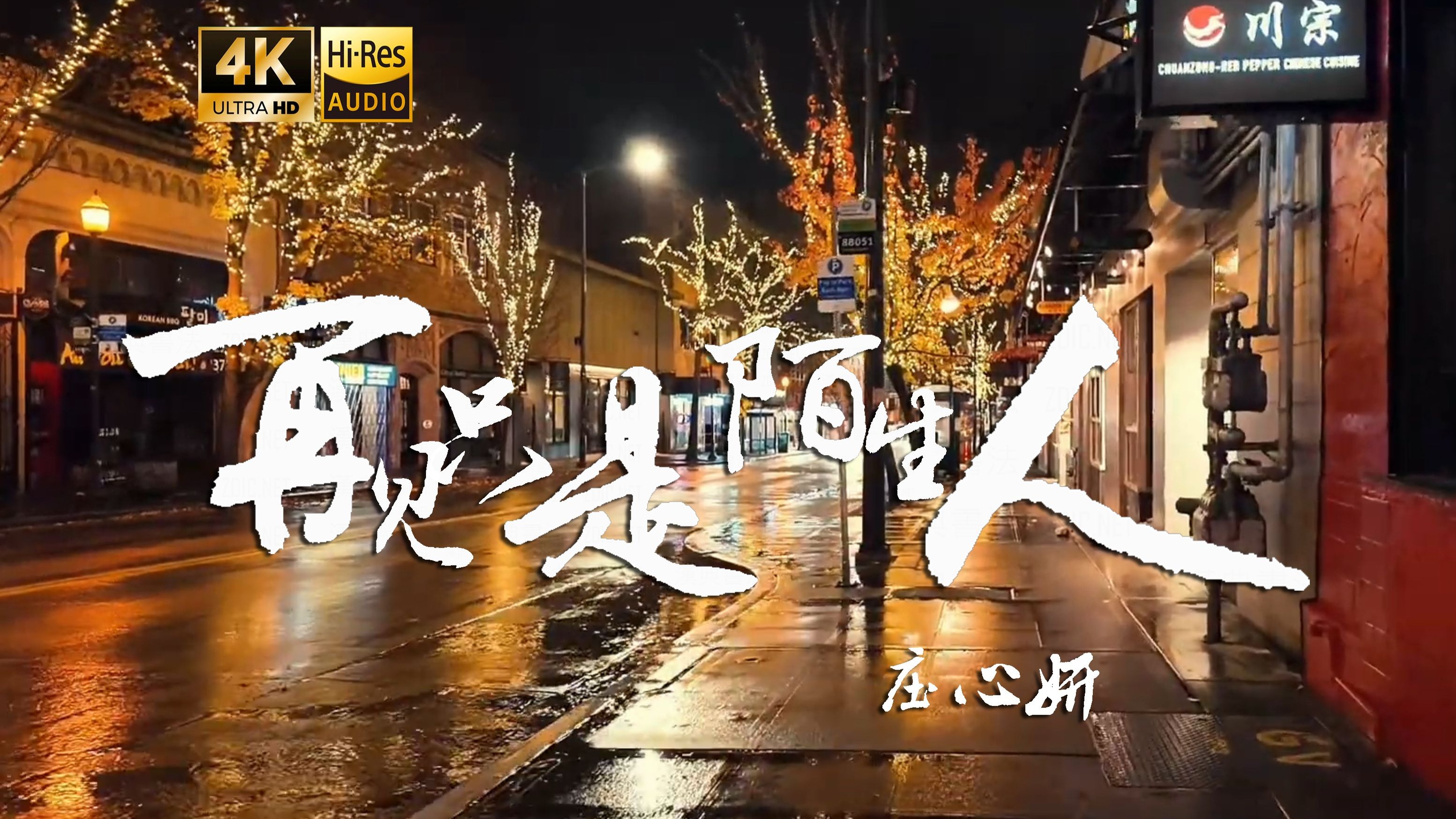 【4K Hi-Res】再见只是陌生人_庄心妍 爱过你就当你是错的人-你去巴黎我在北京-你去巴黎我在北京-哔哩哔哩视频