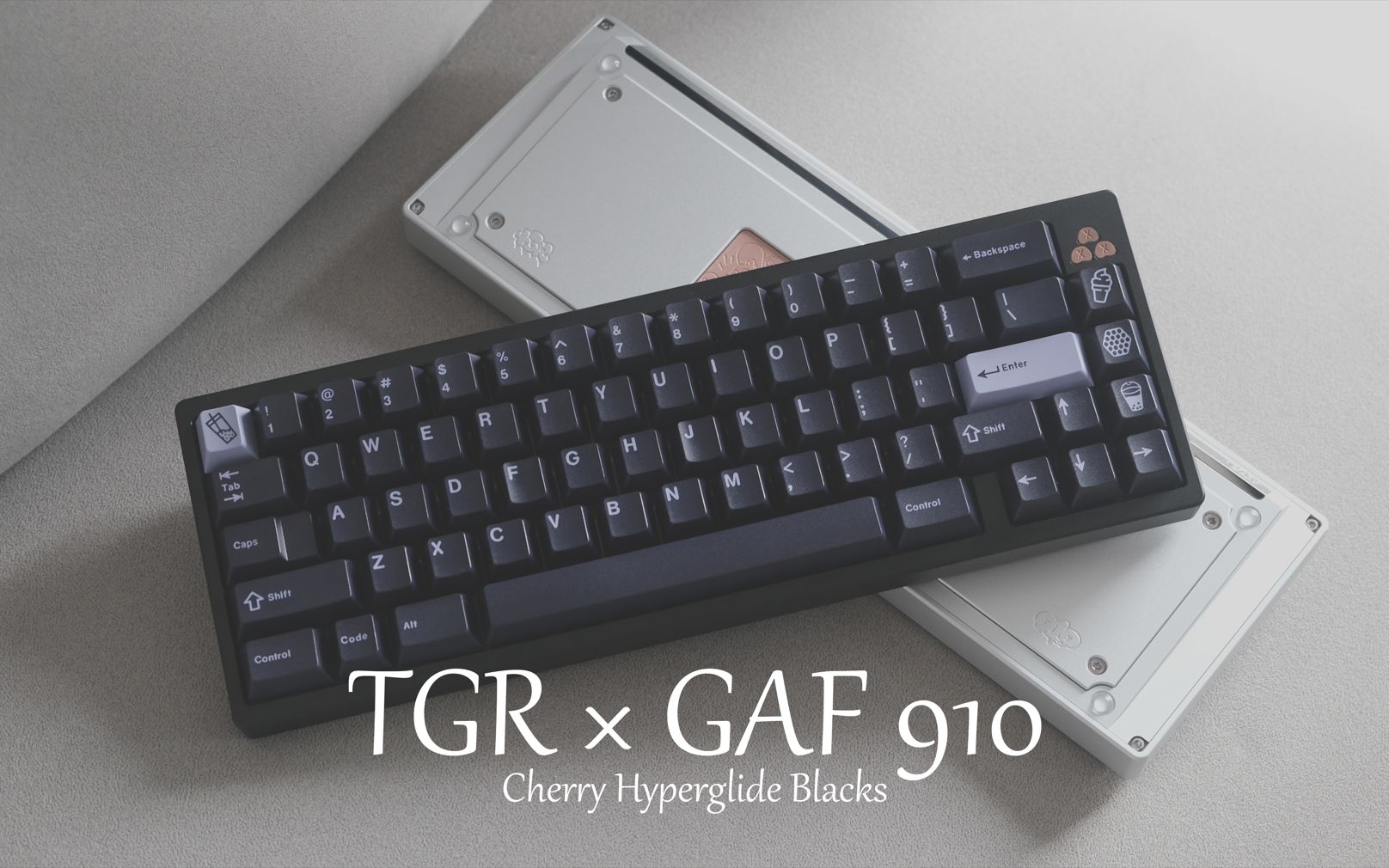 [键盘打字声]TGR × GAF910，樱桃Hyperglide黑53g_哔哩哔哩_bilibili