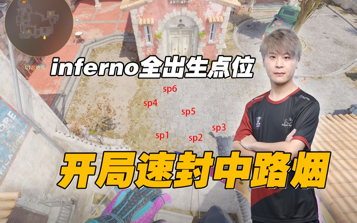 【MO教学】inferno全出生点位开局速封中路烟-CSGO-CSBOY-CSGO-CSBOY-哔哩哔哩视频