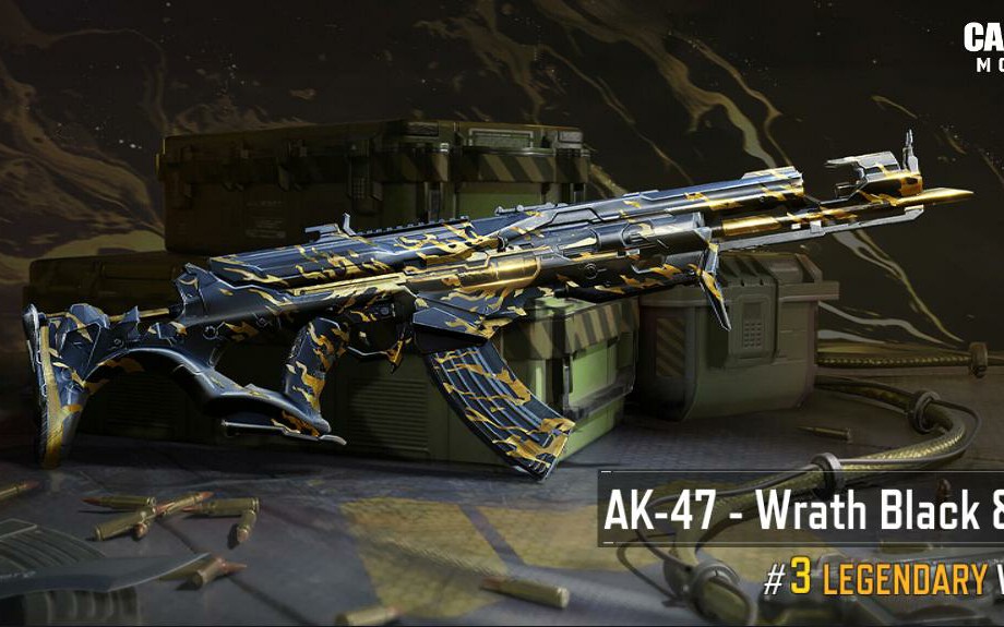 [CODM] 最帅AK-Wrath Black & Gold核弹！_哔哩哔哩_bilibili