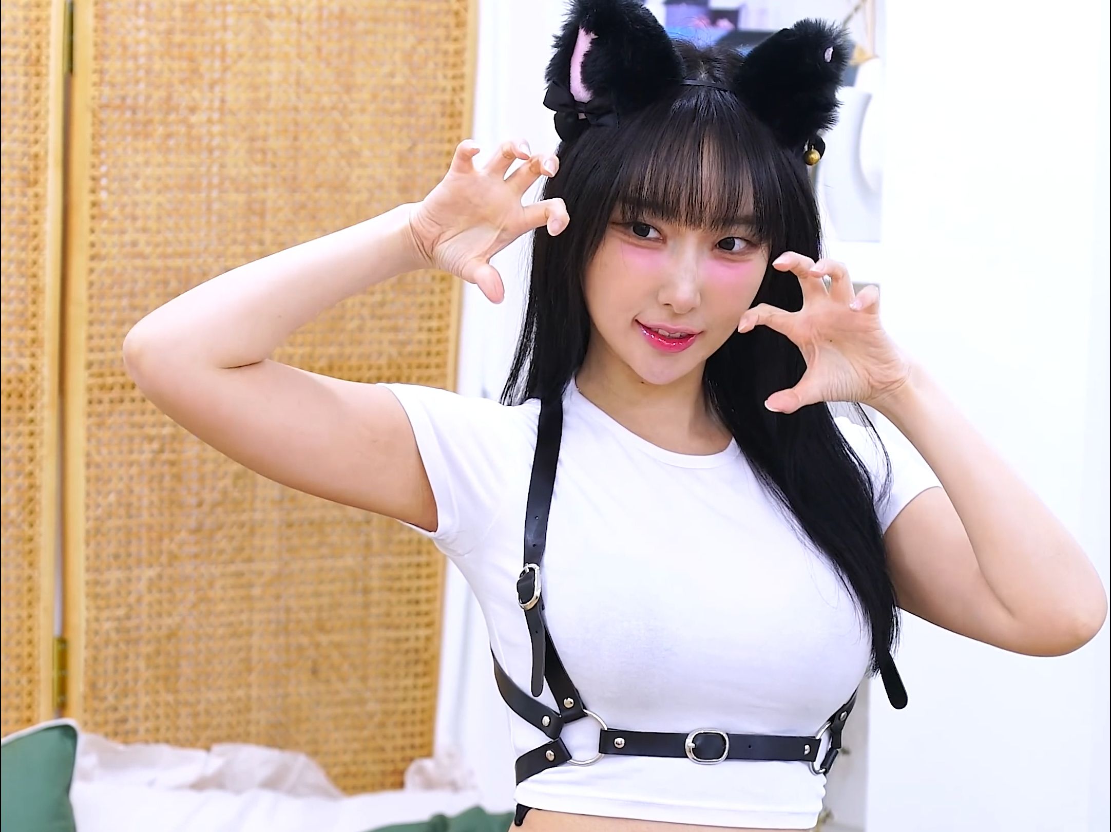 Lee Dayeon小姐姐的可爱猫耳热裤穿搭-甜甜不辣La-甜甜不辣La-哔哩哔哩视频