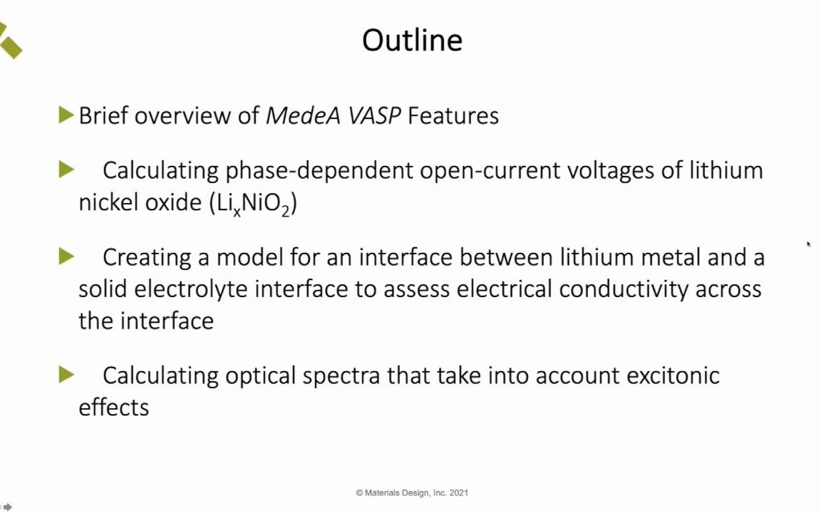 【电池】MedeA VASP and Battery Applications_哔哩哔哩_bilibili
