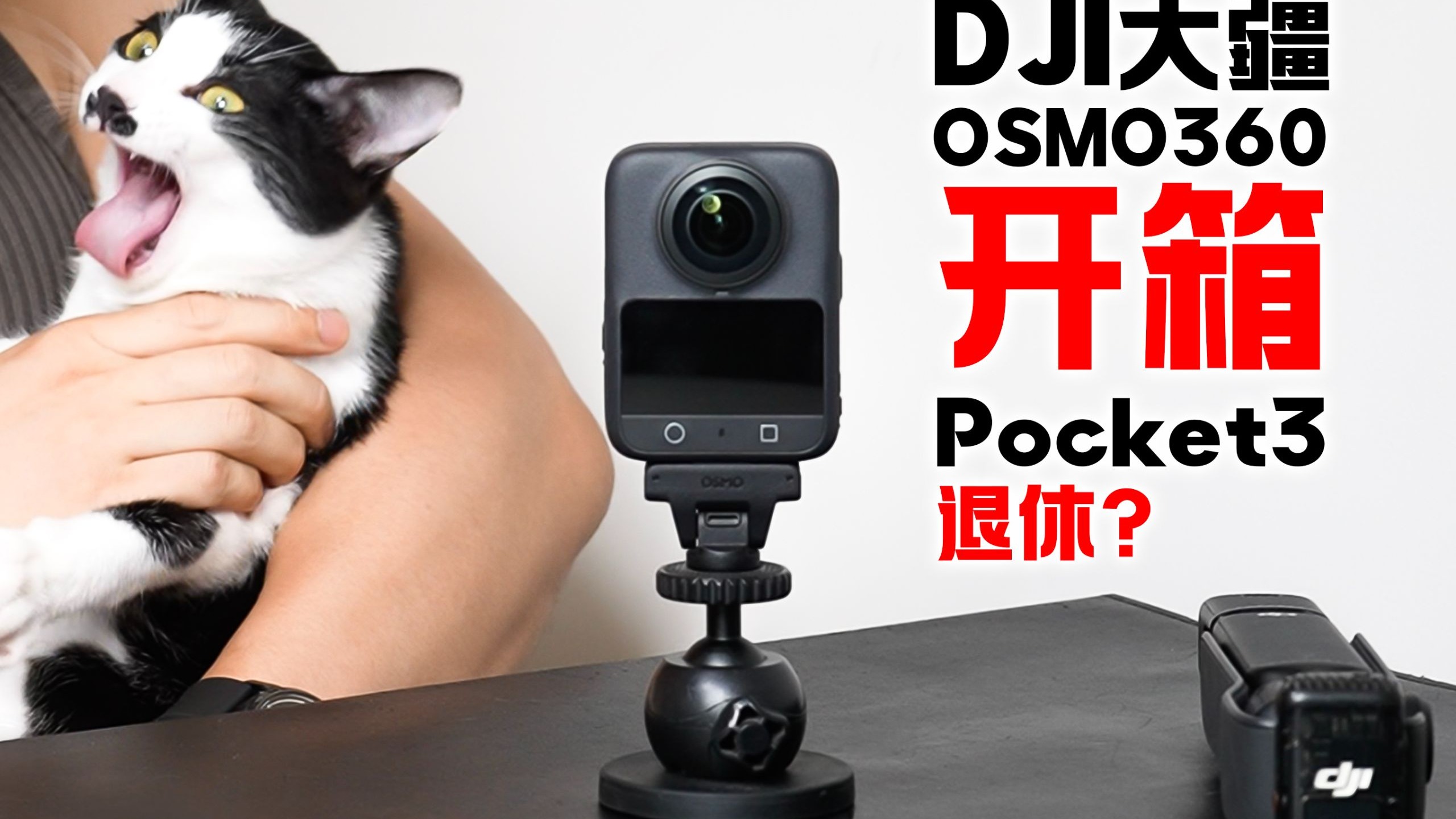 Pocket3危？大疆OSMO360开箱-八嘎猫大佐：我要开始闹了！-哈铁馆StudioHa-哈铁馆StudioHa-哔哩哔哩视频