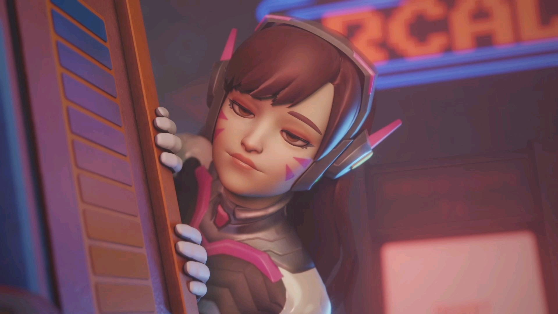 【3d同人dva】让dva看看你今天学习了吗 黎璃の茉 黎璃の茉 哔哩哔哩视频