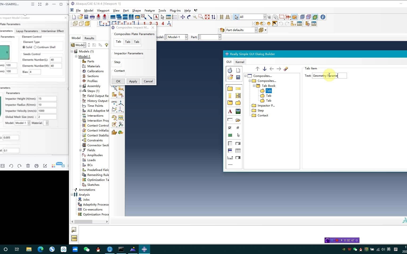 Abaqus-RSG插件构造_哔哩哔哩_bilibili