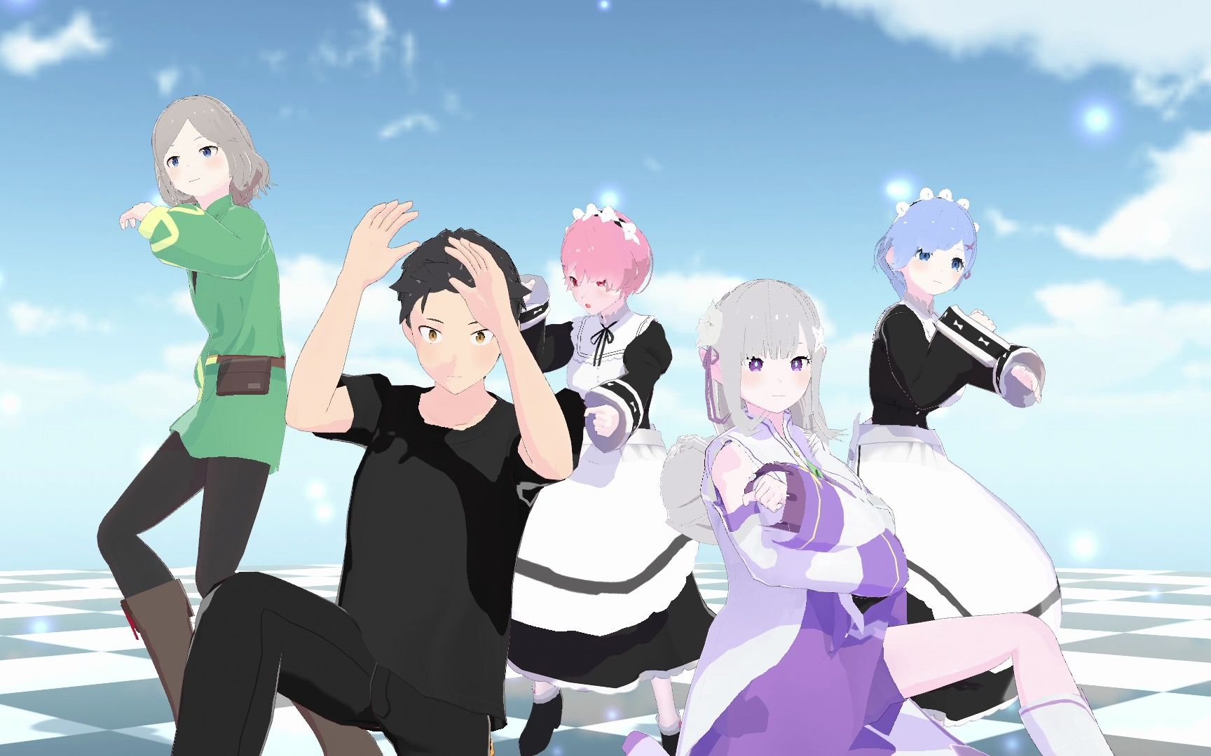 【VRM Live Viewer/VRoid模型展示】rock with you