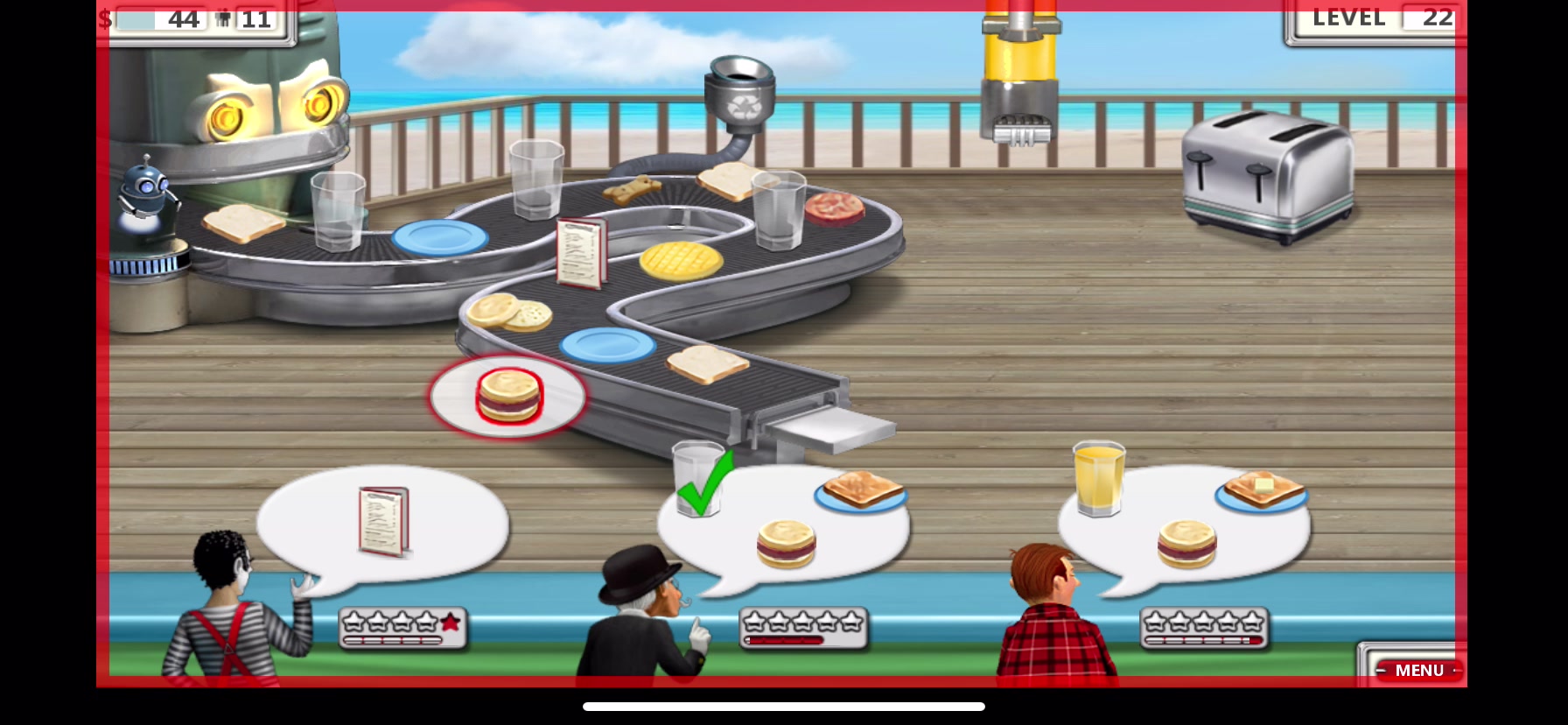 Burger Shop 2 Deluxe 关卡21_哔哩哔哩bilibili