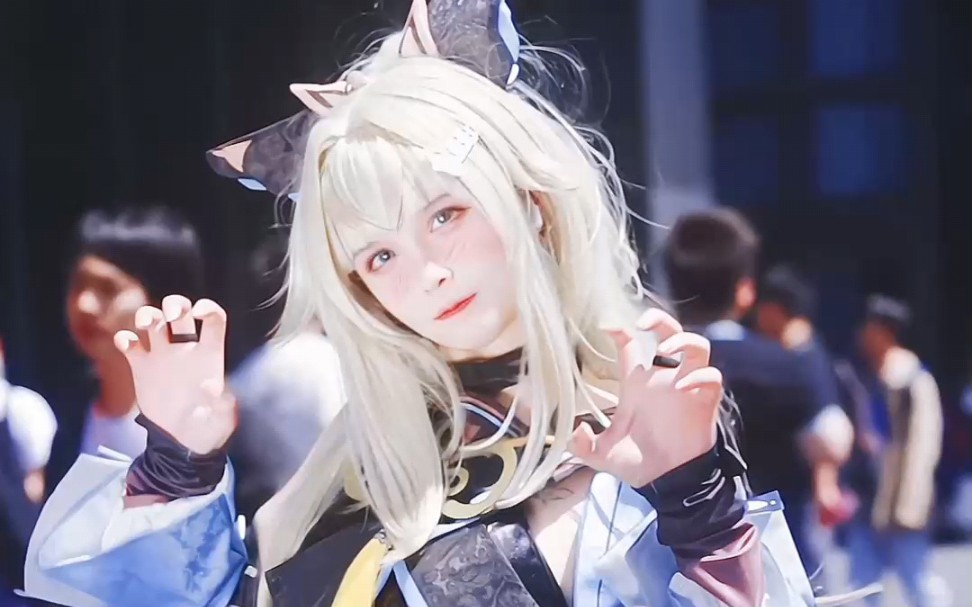 陪孙子去cp29 顺便cos一下