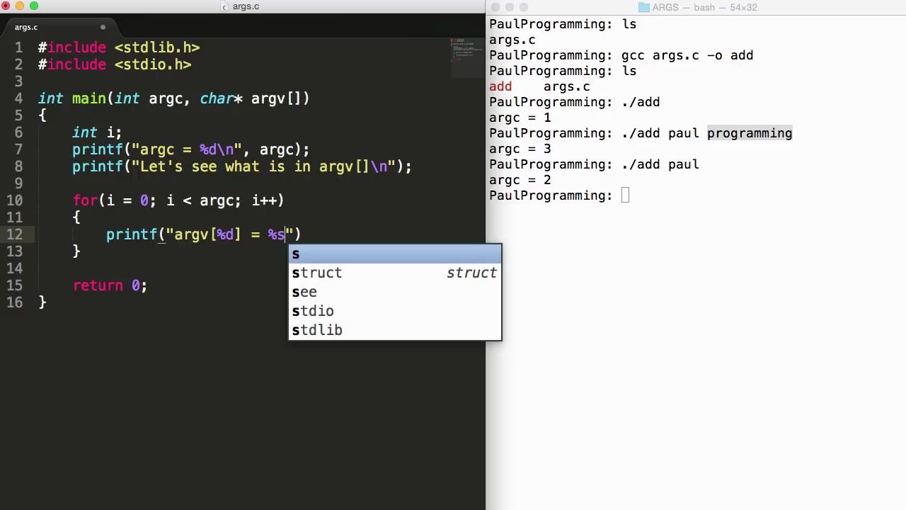 What does int argc, char_ argv[] mean__哔哩哔哩_bilibili