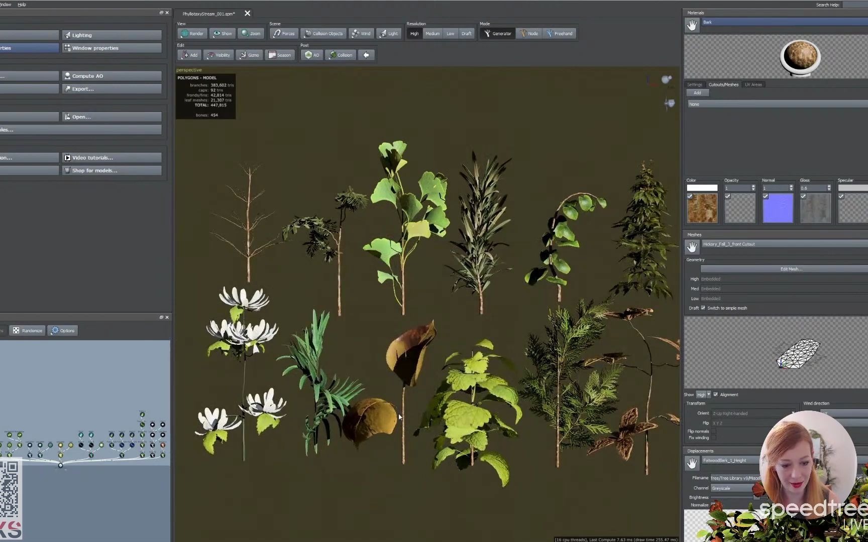 (官方版)SpeedTree 9制作植物全流程_哔哩哔哩_bilibili
