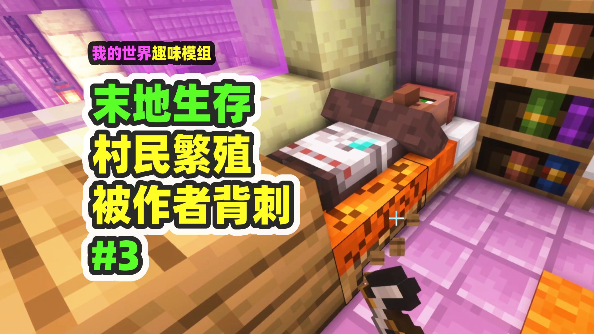 我的世界:末地生存3,搞村民繁殖,结果还是被作者背刺 Nor叔 Nor叔 哔哩哔哩视频