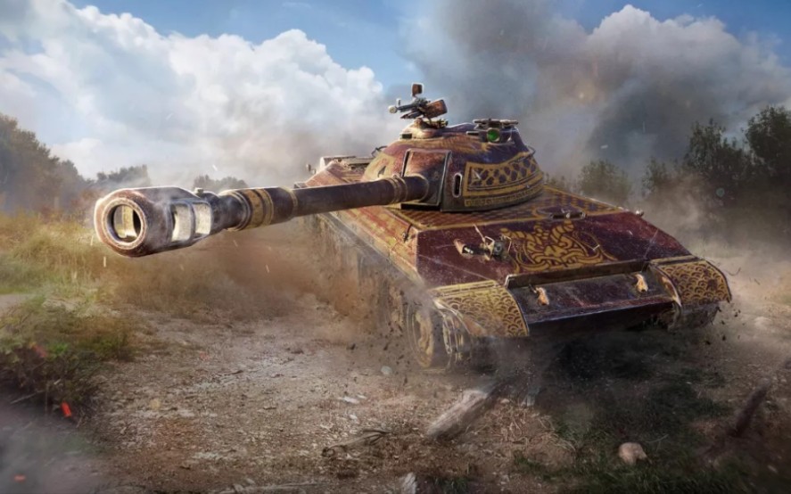 [wotb]中坦113，5000伤把妹_哔哩哔哩_bilibili