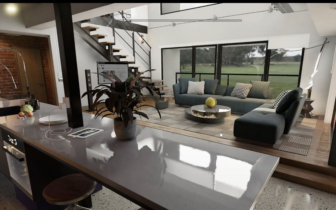 虚幻引擎5 UE5 室内漫游交互演示lumen Megascan_哔哩哔哩_bilibili