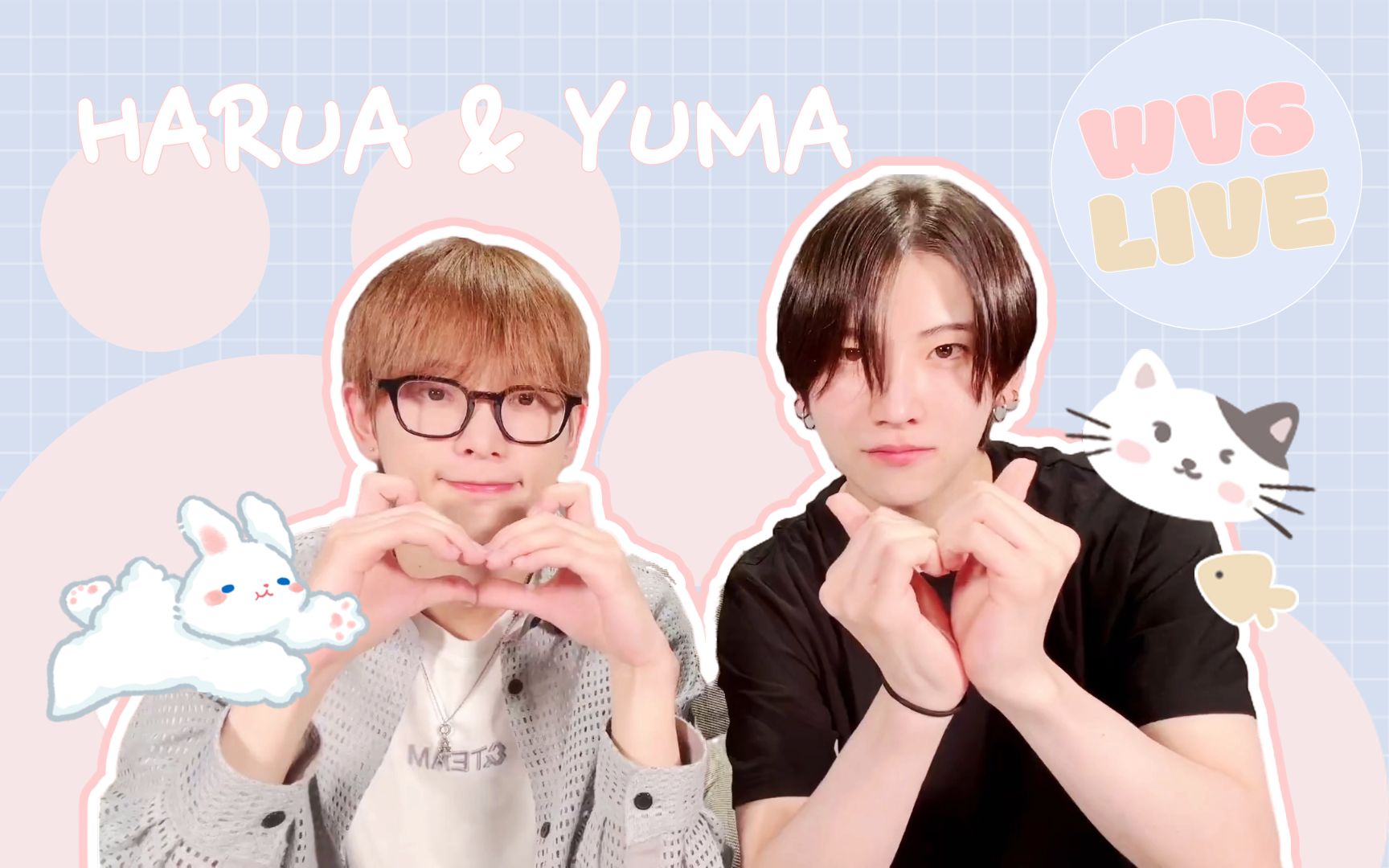 T新月·官中】230822 WvsLIVE MARUZ again🐱🐰（YUMA/HARUA）-andTEAM_Crescent-andTEAM_Crescent-哔哩哔哩视频