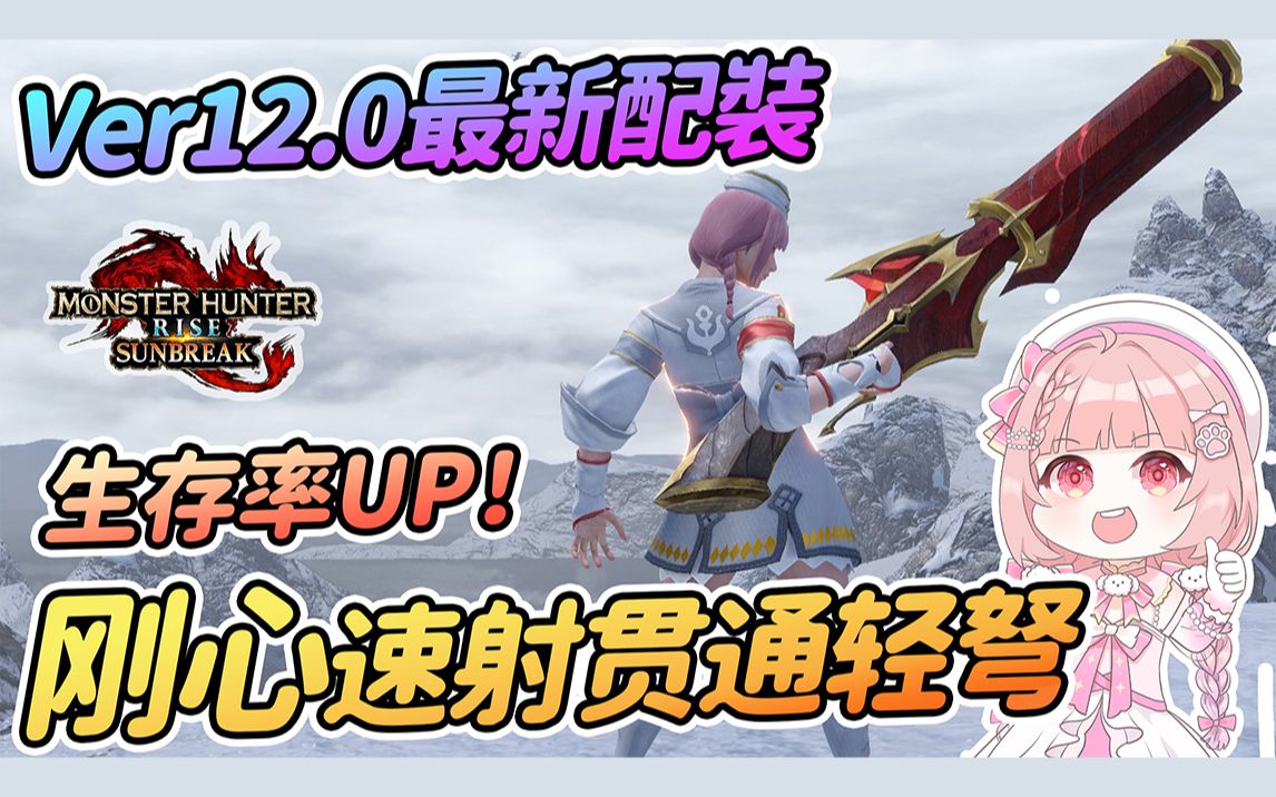 Ver12.0 刚心速射贯通爵银龙轻弩| 脆皮生存率UP UP!! 最新配装【怪物猎人崛起:曙光Sunbreak】_哔哩哔哩_bilibili