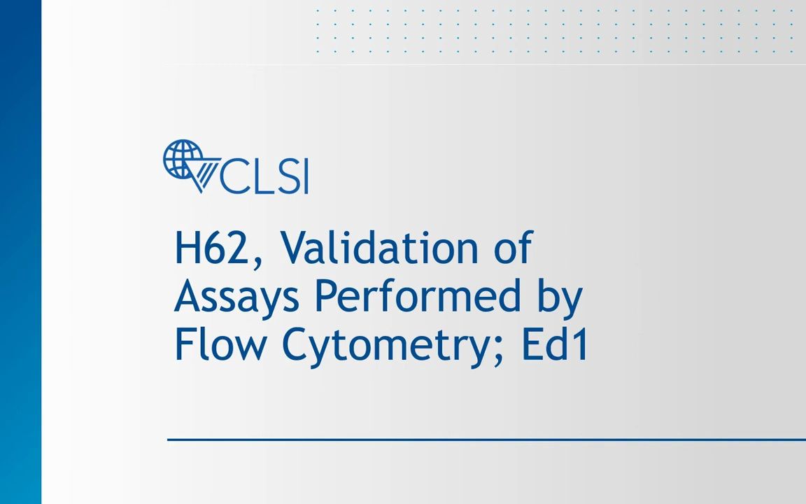 流式检测项目的验证：临床实验室标准化委员会CLSI H62文件说明-实验诊断侠-康师傅-实验诊断侠-康师傅-哔哩哔哩视频