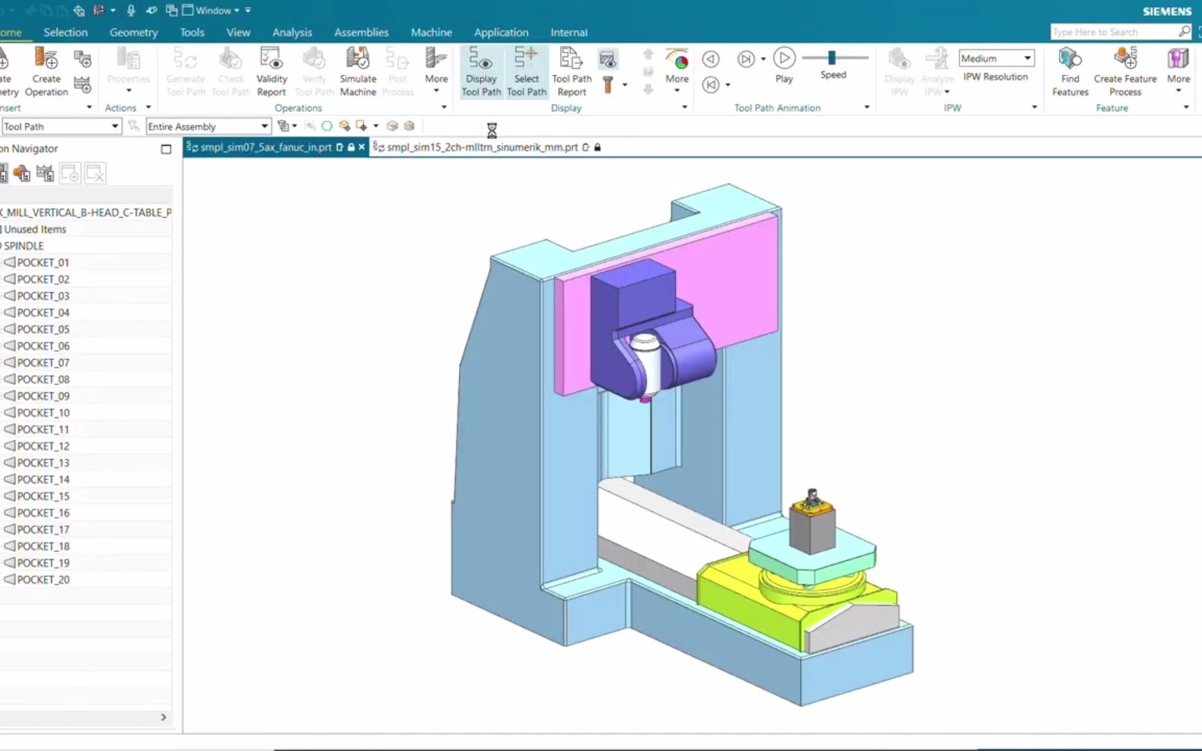 Siemens NX CAM 2212 -- 3D 自适应粗加工