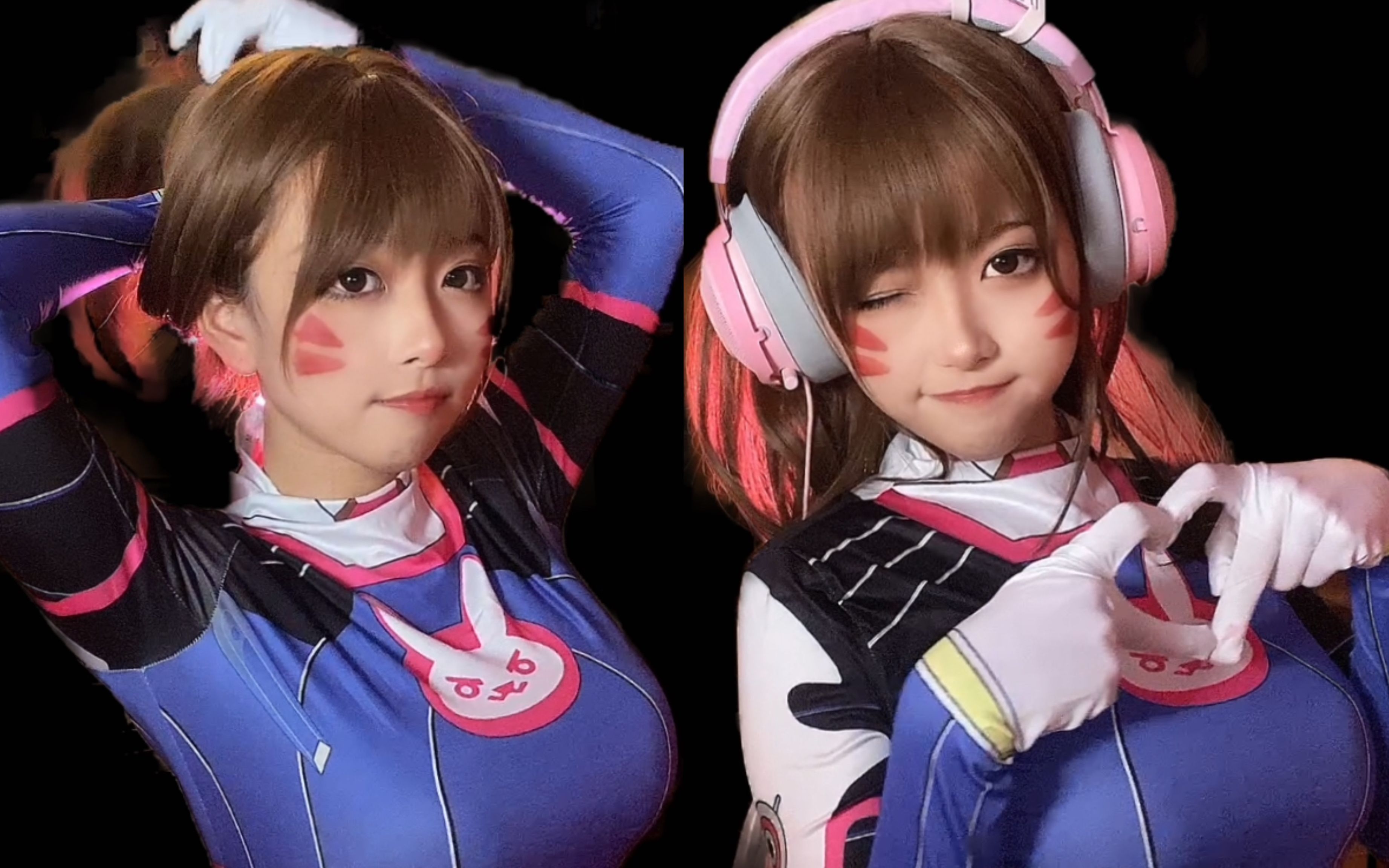 这只缺斤少两的DVA你还爱吗？| 守望先锋dva cos_哔哩哔哩_bilibili