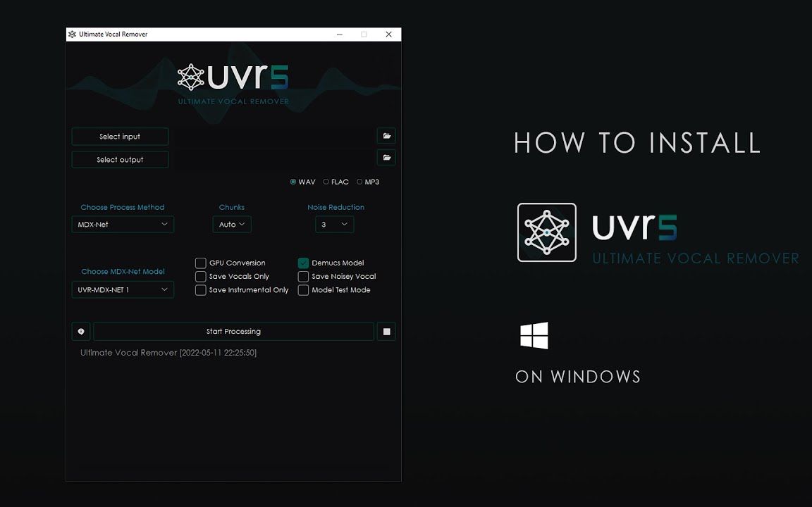 UVR 5.5下载模型的方法，一个视频学会