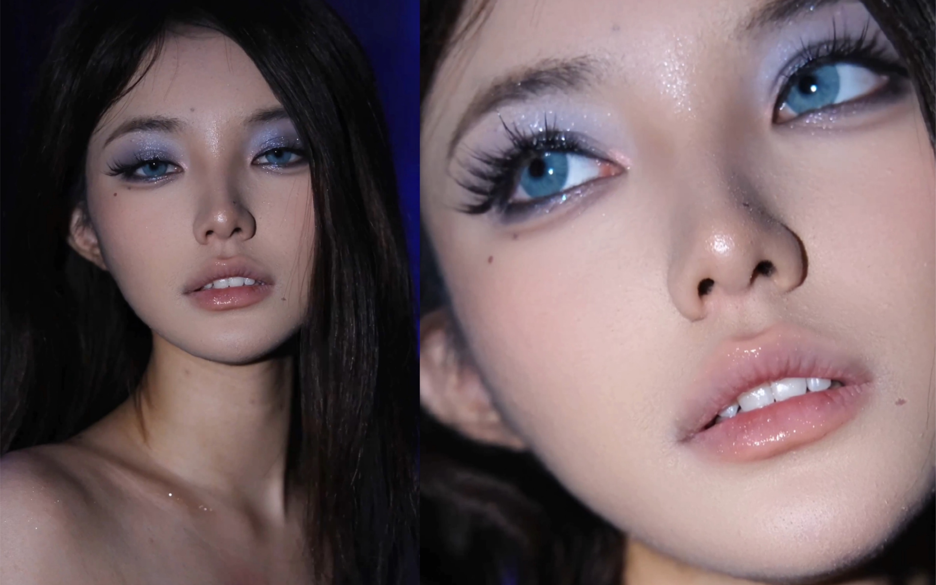 蓝色小烟熏｜让你的双眼撩人于无形-你十八o3o-你十八o3o-哔哩哔哩视频