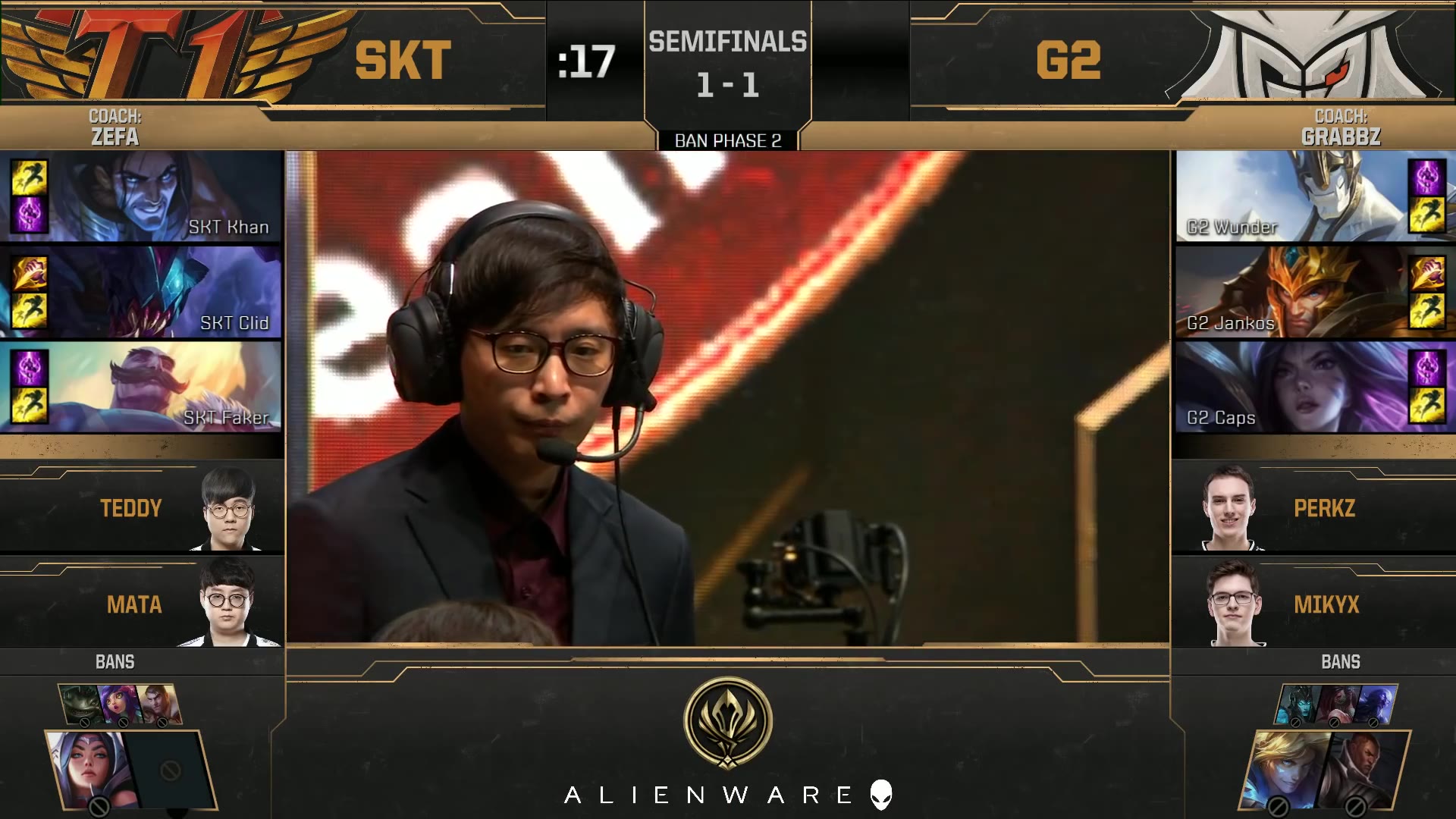 【英文解说】2019MSI半决赛SKT vs G2_哔哩哔哩_bilibili