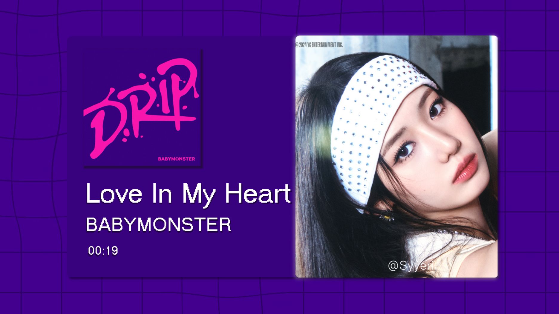 【8D环绕】Love In My Heart - BABYMONSTER 请佩戴耳机使用~-Syyeri-Syyeri-哔哩哔哩视频