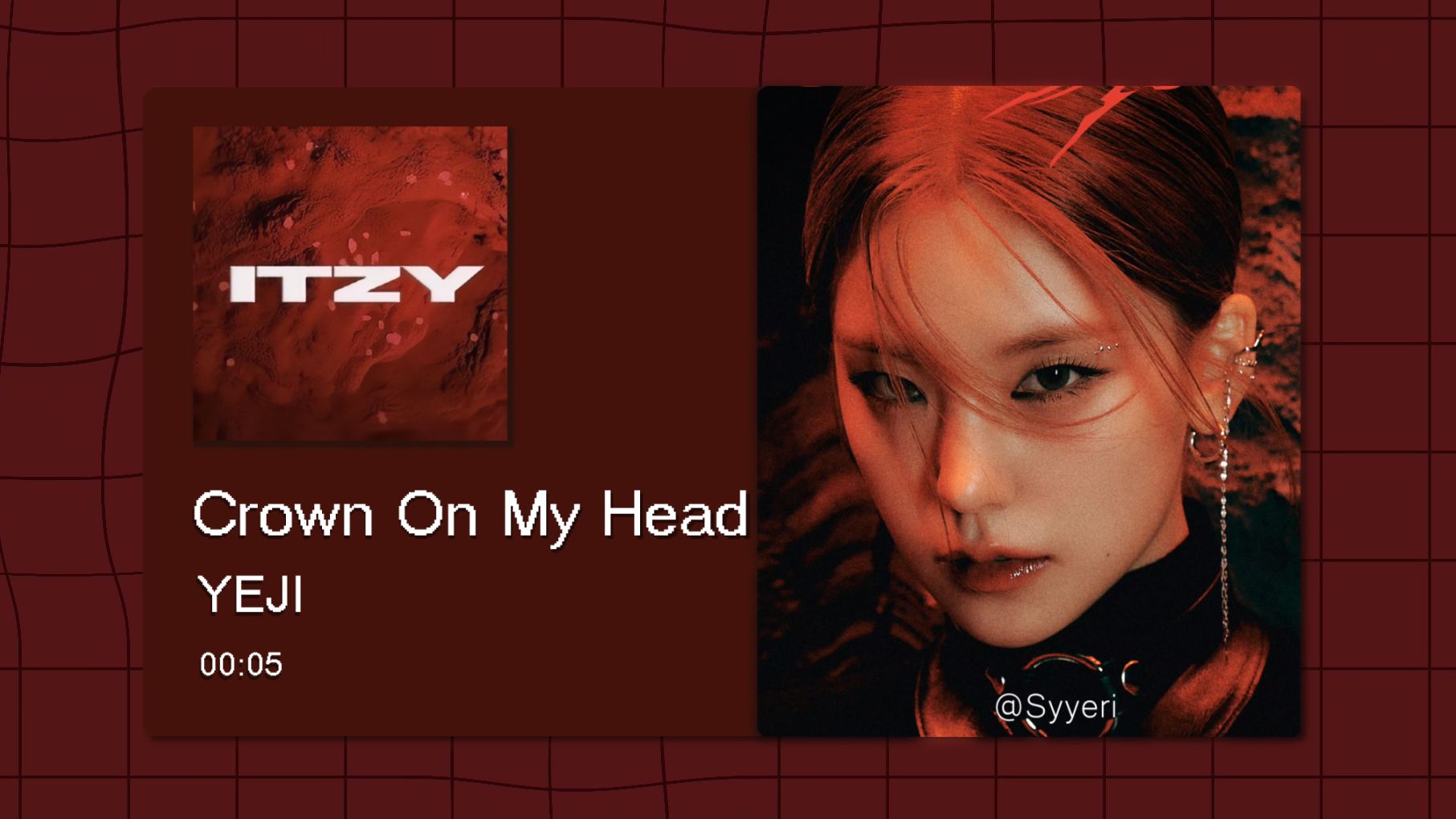 【8d环绕】crown On My Head 黄礼志 Yeji 请佩戴耳机使用~ Syyeri Syyeri 哔哩哔哩视频
