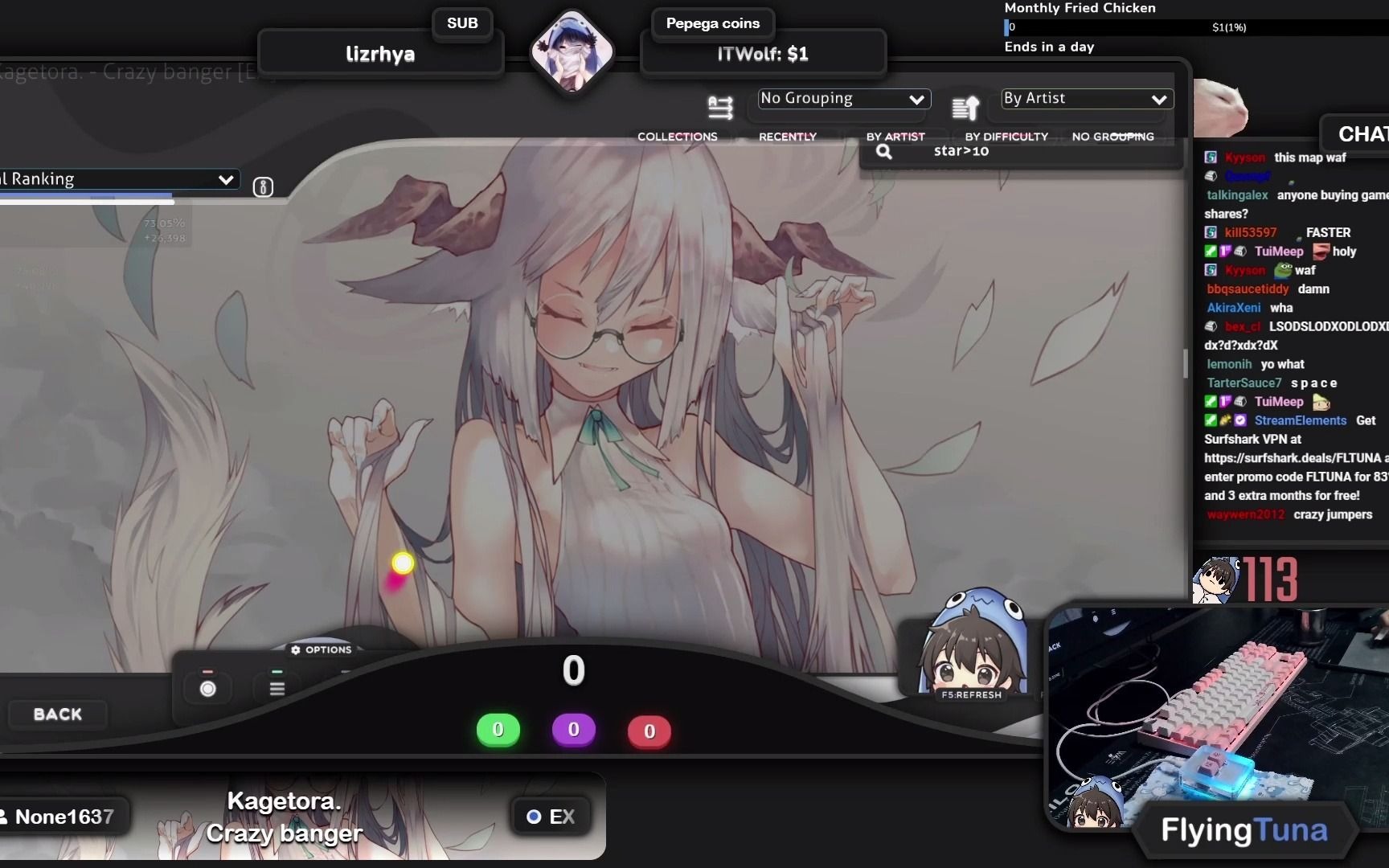 【osu!】FlyingTuna 2021.4.28 直播录像_哔哩哔哩_bilibili