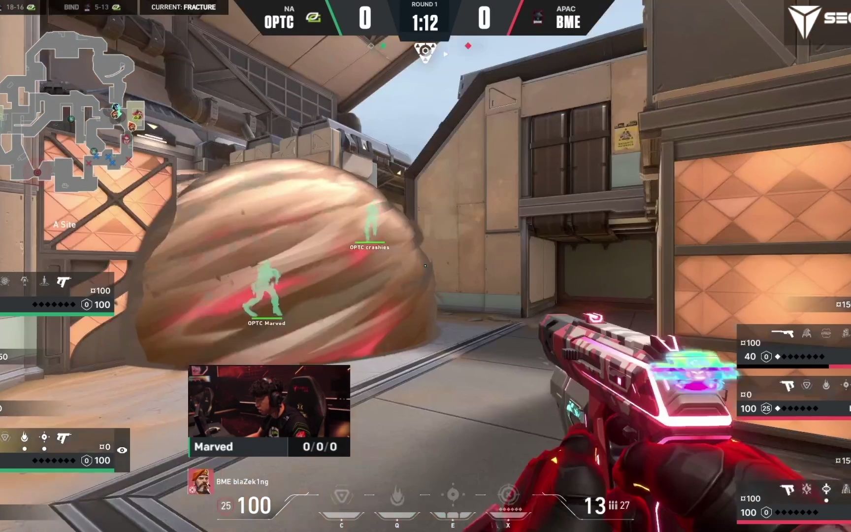 【VALORANT】全球冠军赛小组赛B组BME VS OPTC三_电子竞技热门视频