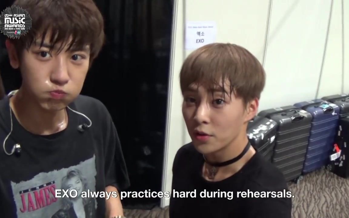 2015MAMA后台- f(x),EXO, SHINee&少女时代TTS!_哔哩哔哩_bilibili