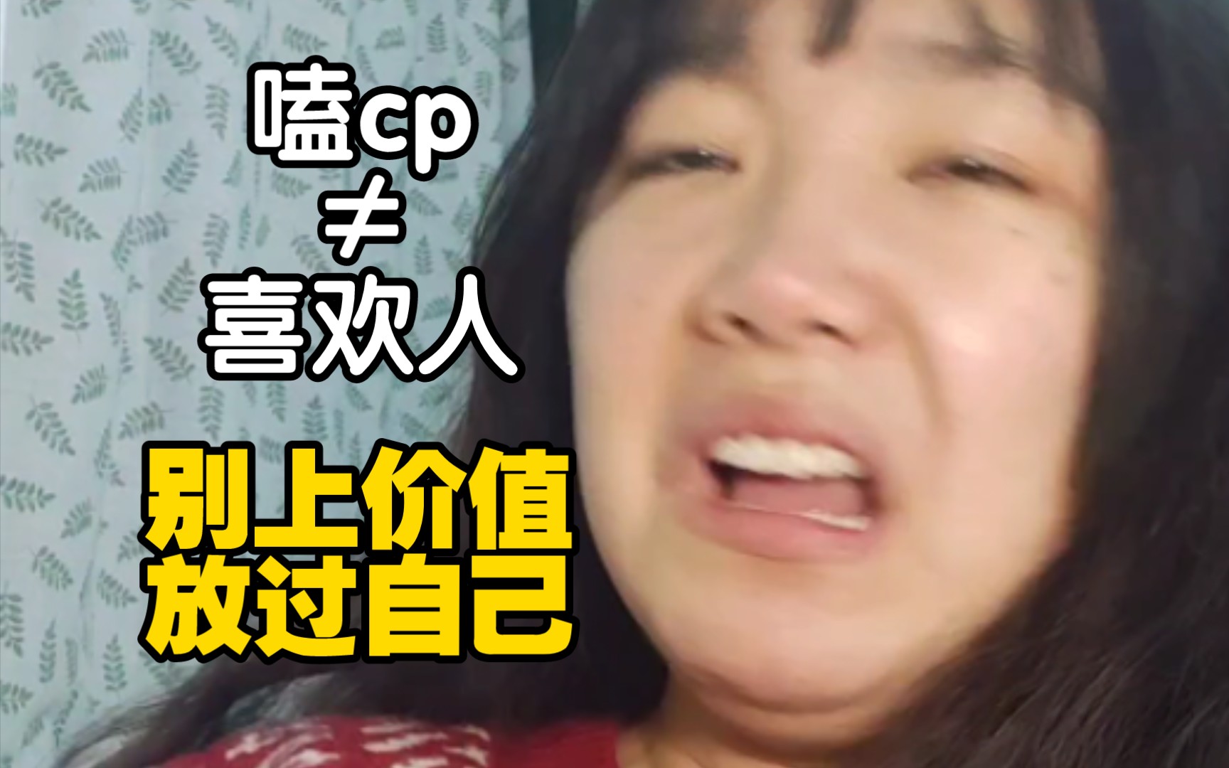 嗑CP只满足情绪需求，上价值真的很累-嗑疯了的野人-嗑疯了的野人-哔哩哔哩视频