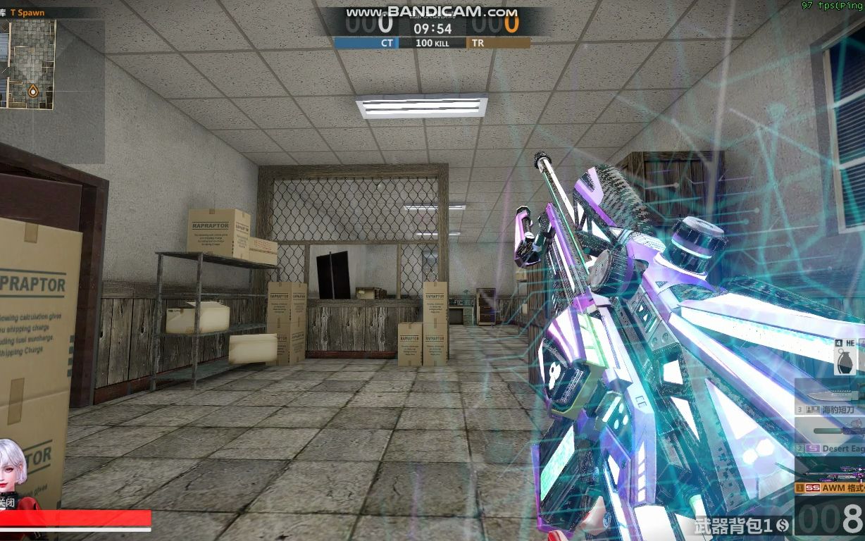 【CSOL2正式服\蛋拐兔复活】AWM格式化+PKM武装化皮肤实战展示