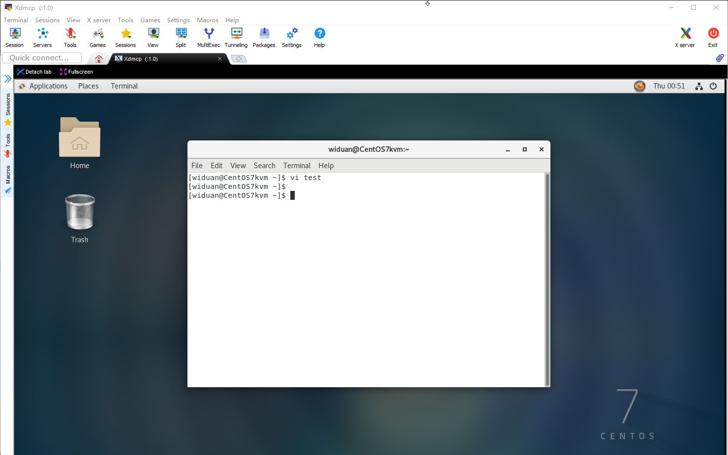 CentOS7：启用xdmcp并使用免费的MobaXterm取代Xmanager进行连接_哔哩哔哩_bilibili