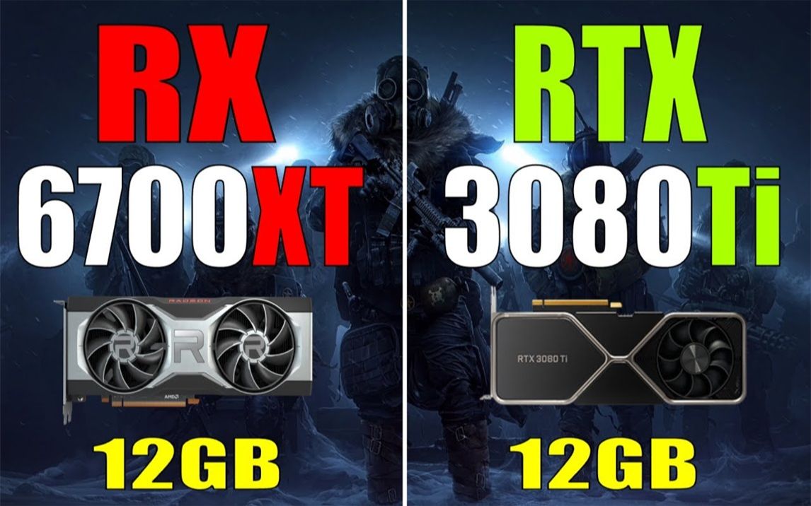 RTX 4070Ti 12G vs RTX 3080 10G 显卡对比（1440P分辨率测试，CPU为R7 5800X3D）4K视频