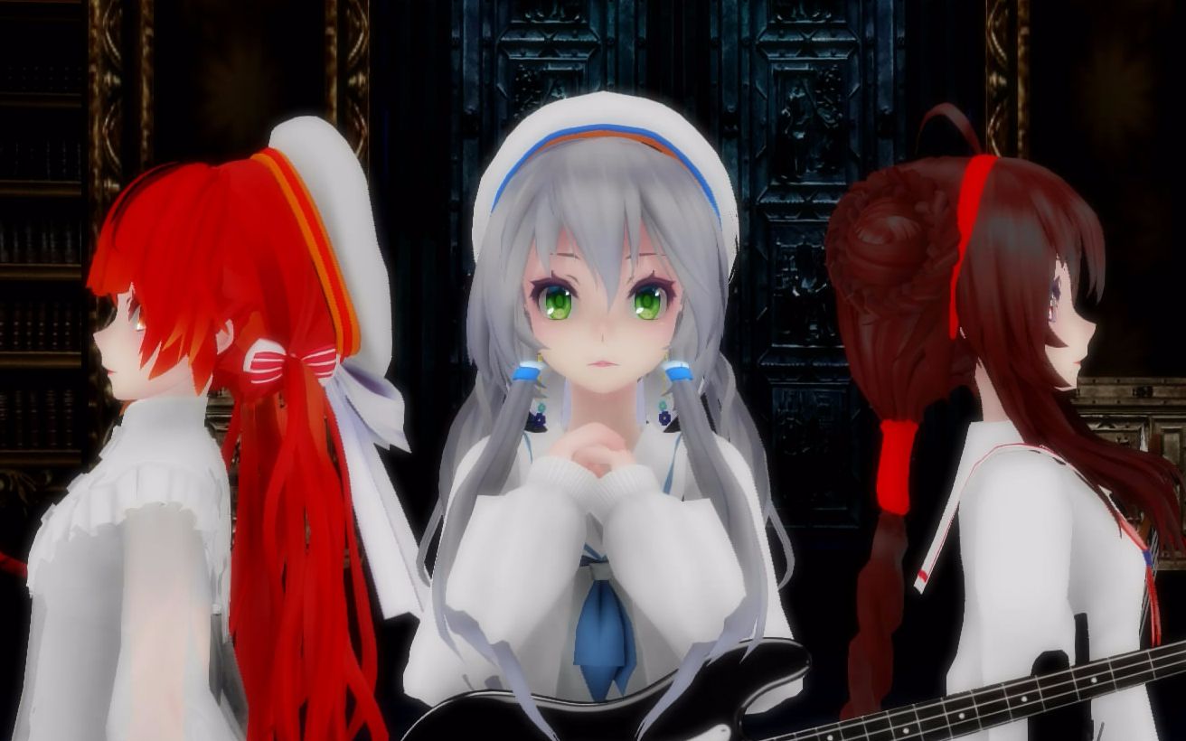 【PV-MMD】楔【天使の3P/ED还原】【第一回CMMD杯应援】_哔哩哔哩_bilibili