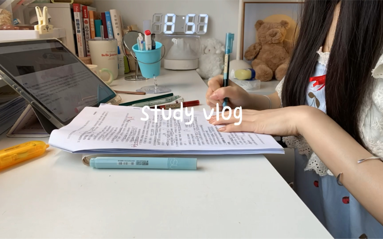 vlog | 97年女生考编日常|studywithme-菲菲大脸怪-菲菲大脸怪-哔哩哔哩视频