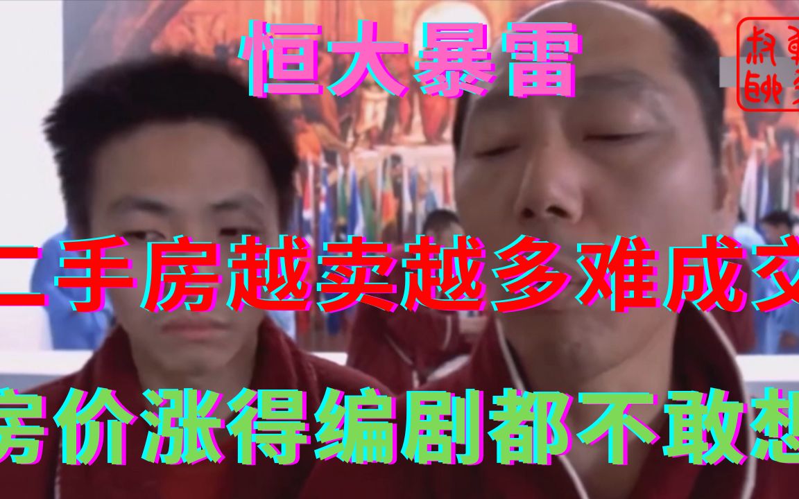 恒大暴雷之二手房越卖越多还很难卖 房价涨得连编剧都不敢这么编 躺平叔带你了解 躺平叔带你了解 哔哩哔哩视频
