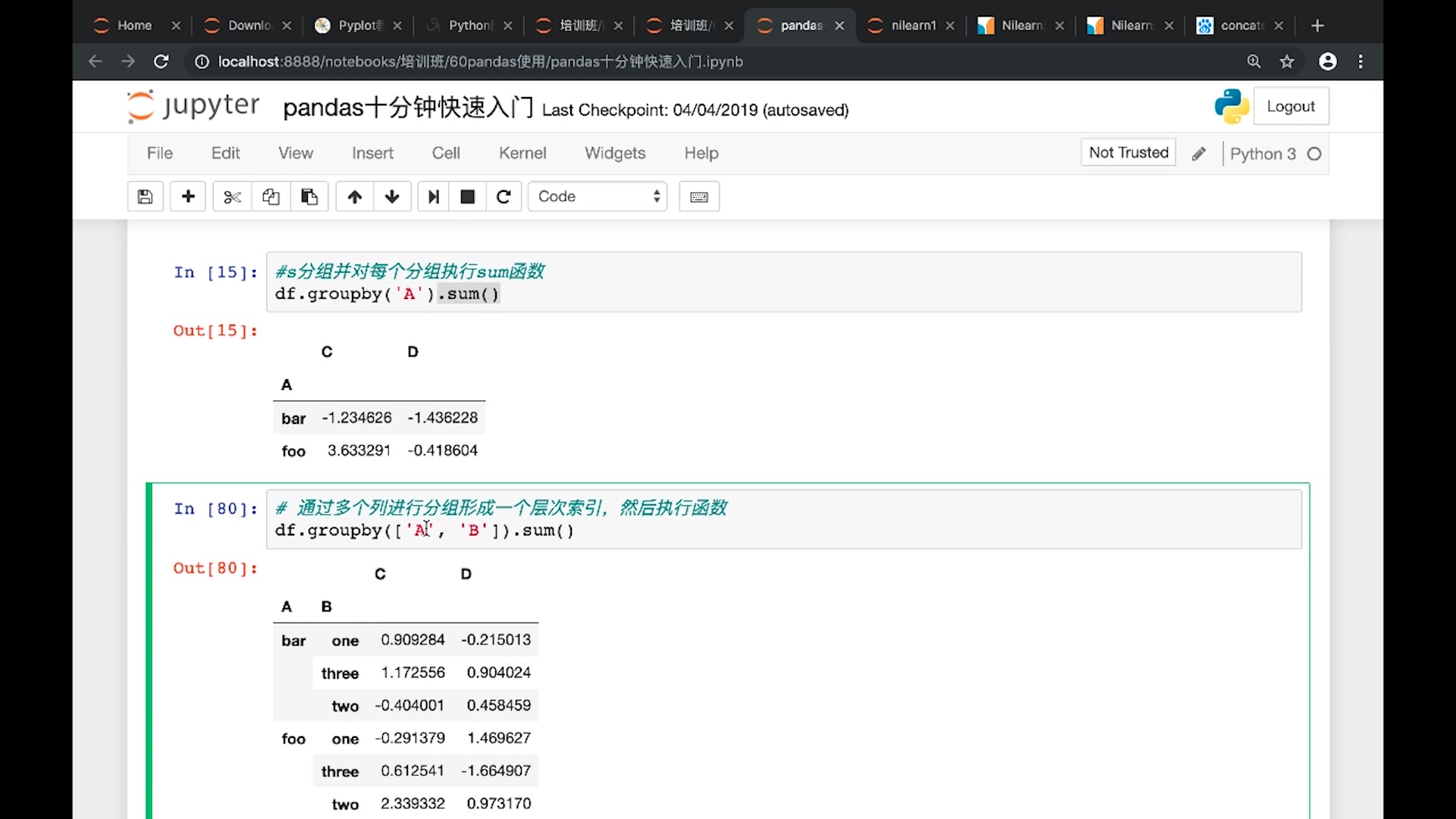 【pandas数据分析】一行代码实现数据分组统计 Python一对一视频讲解 经典实战 朝天吼数据 哔哩哔哩 Bilibili