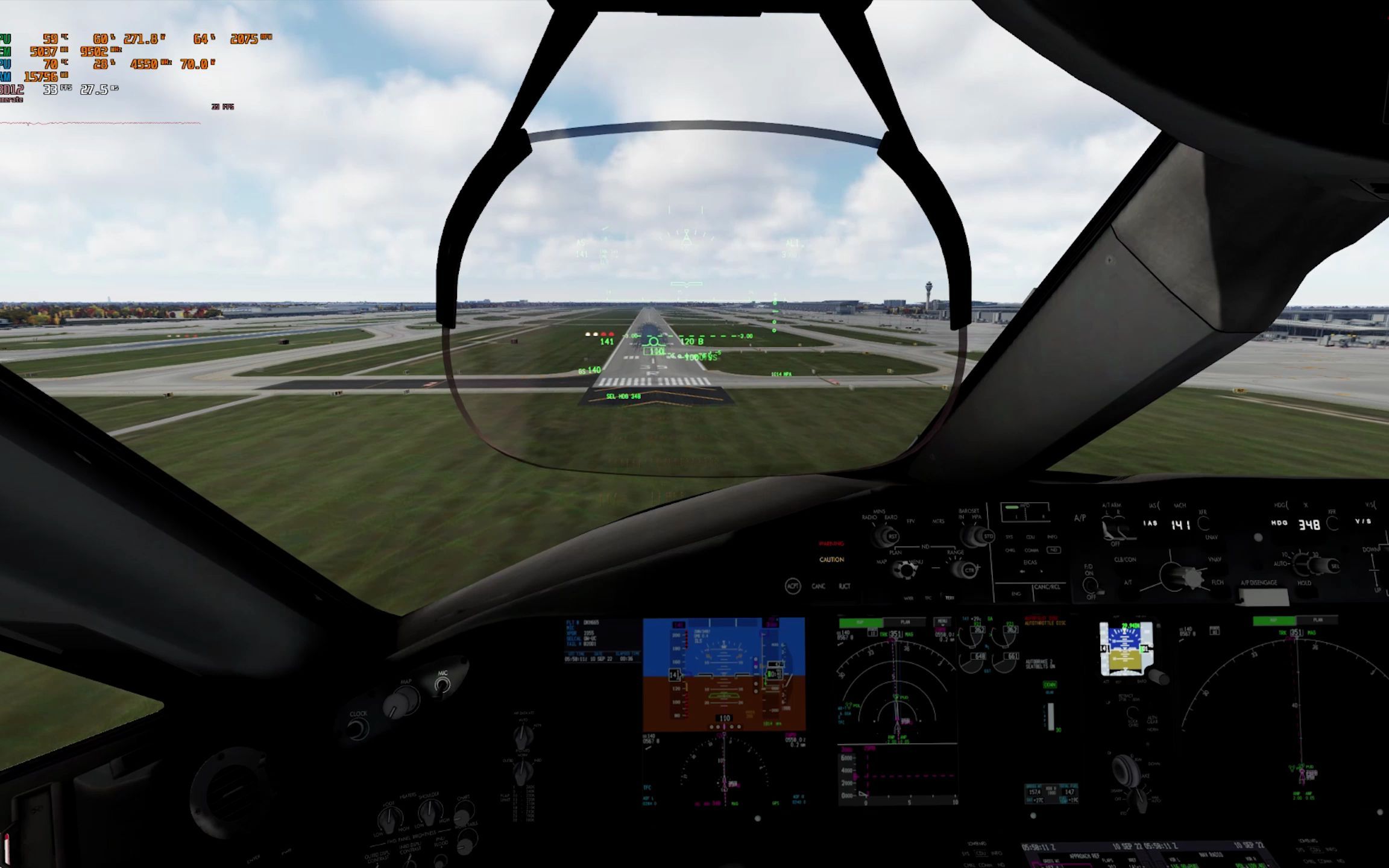 【P3D】中秋吉祥！吉祥航空B787-9花瓣彩绘上海浦东35R三脱进近_单机游戏热门视频