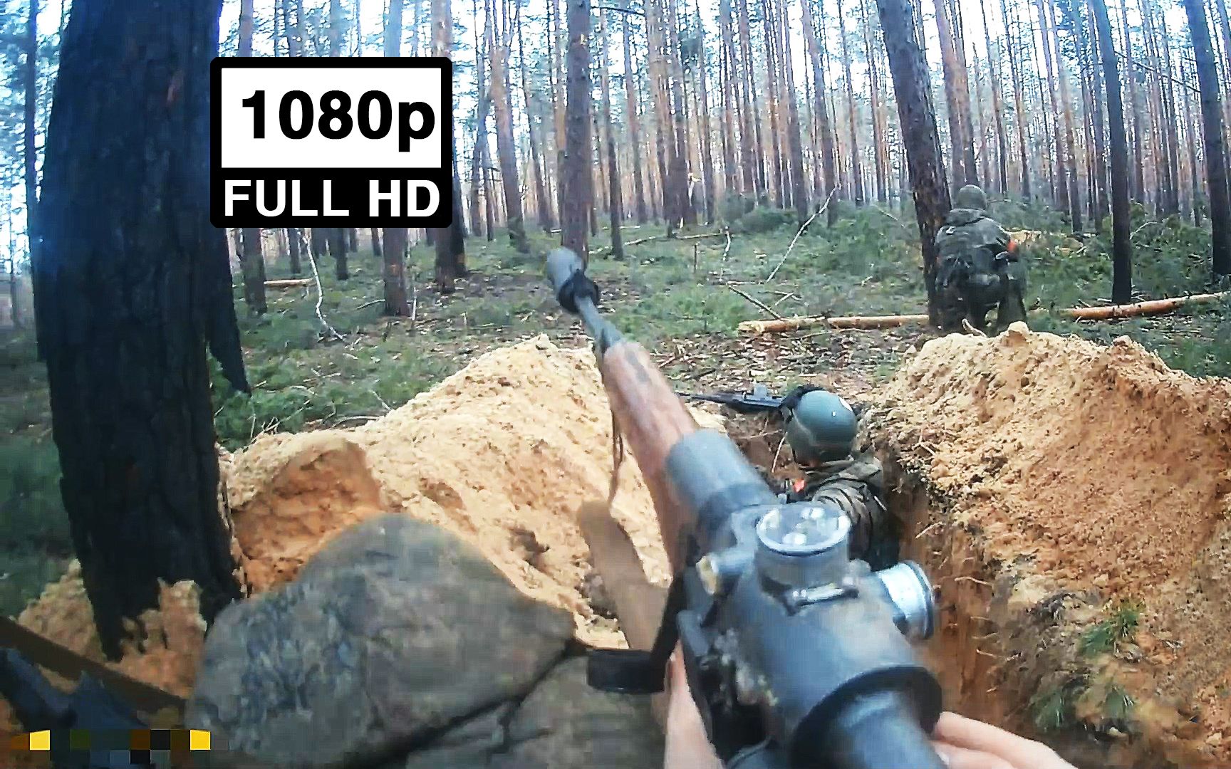 狙击手第一视角！俄军VDV克雷门纳亚阵前侯敌-欧肯视线-欧肯视线-哔哩哔哩视频
