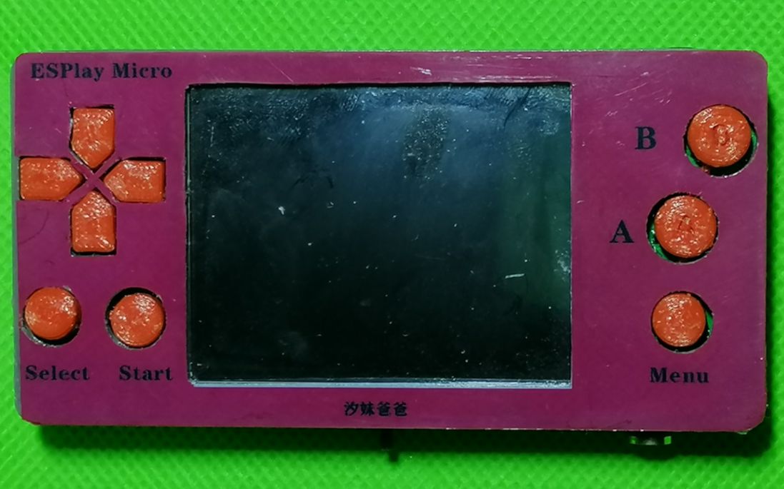 开源ESP32模块游戏机《ESPlay Micro》免费3D打印外壳_哔哩哔哩_bilibili