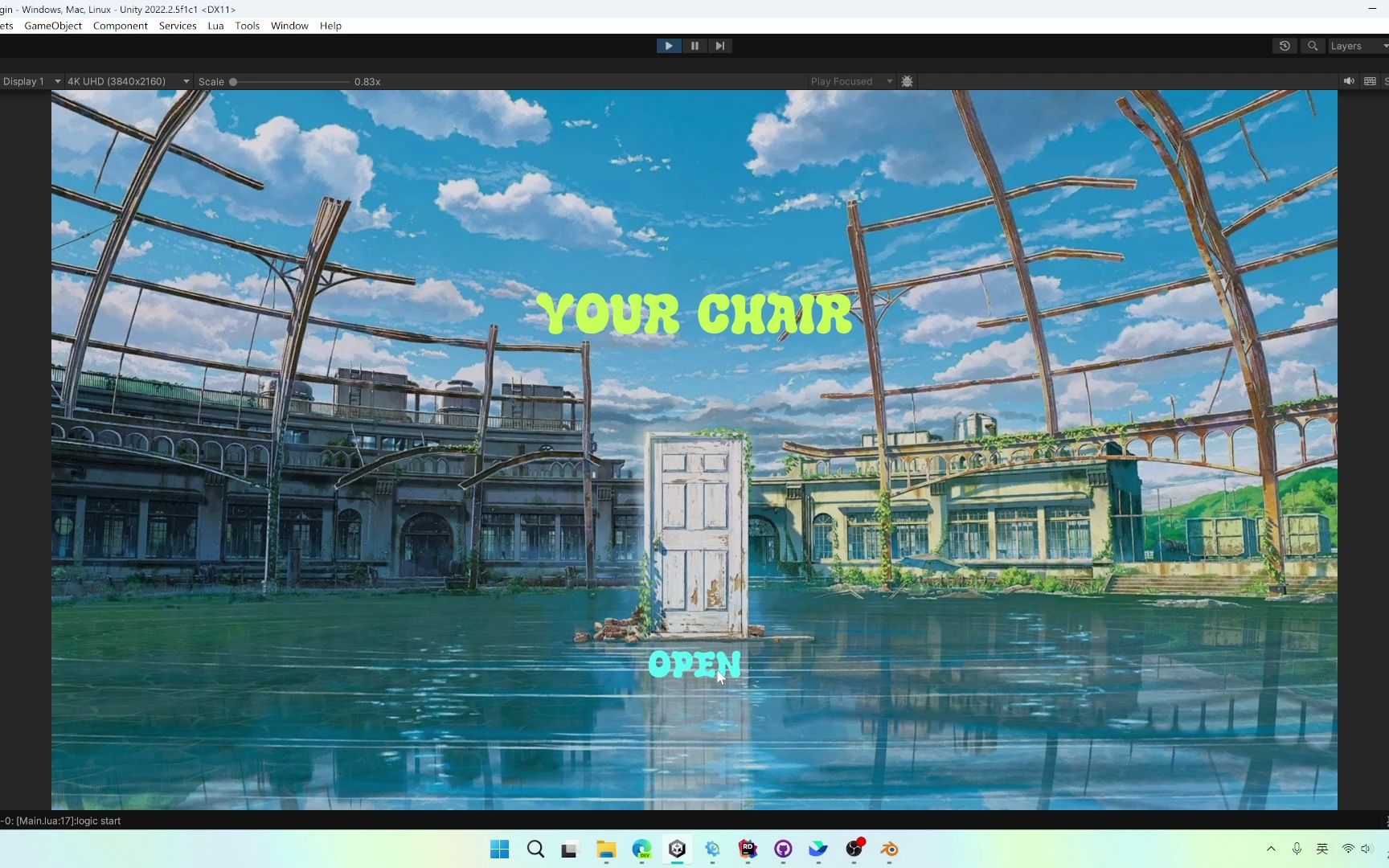 YourChair【Unity/ToLua/铃芽之旅】-冰喵喵喵喵喵-冰喵喵喵喵喵-哔哩哔哩视频