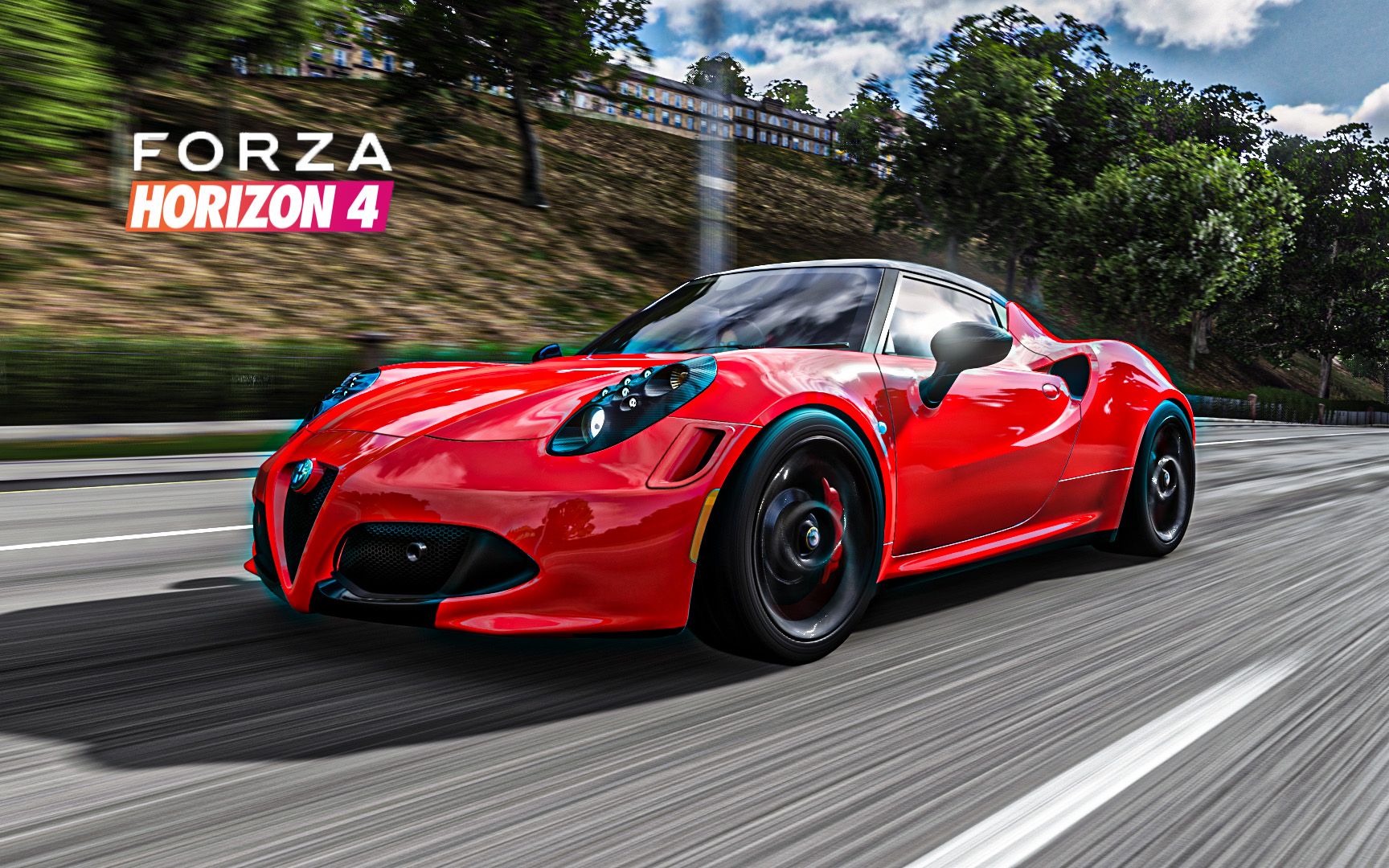 〖地平线4〗 阿尔法·罗密欧4C 400+KM/H极速调校——意式蛛眼萌妹降临_哔哩哔哩_bilibili