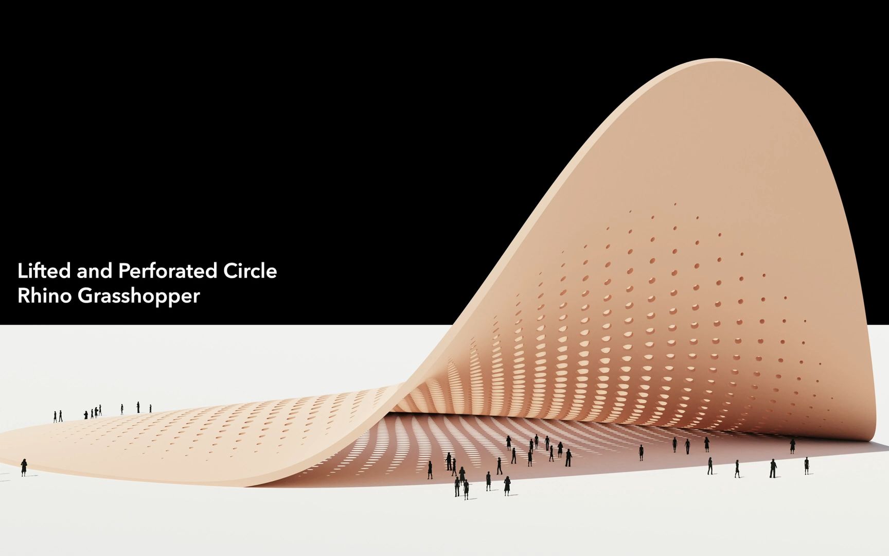 Lifted and Perforated Circle Pavilion Rhino Grasshopper Tutorial_哔哩哔哩_bilibili