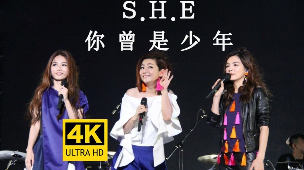 【4K纯享】S.H.E《你曾是少年》超神万人现场版！毕业季必听 这首歌发行十周年了-33968783239_bili-试跑步-哔哩哔哩视频