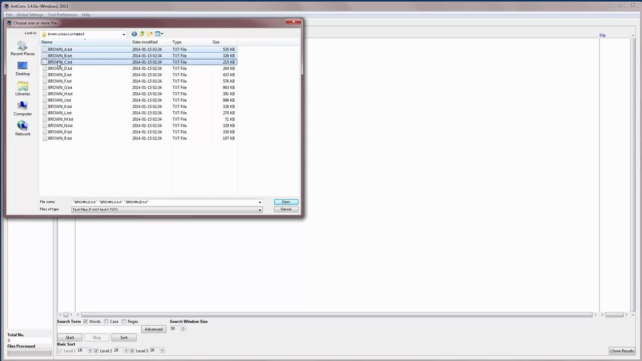 AntConc 3.4.0 Tutorial 2_ Concordance Tool - Basic Features (HQ)_哔哩哔哩_bilibili
