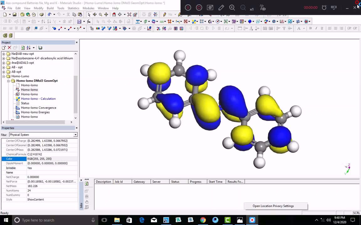 How to calculate HOMO-LUMO | Materials Studio | DMol3 Code | | Density Functiona_哔哩哔哩_bilibili