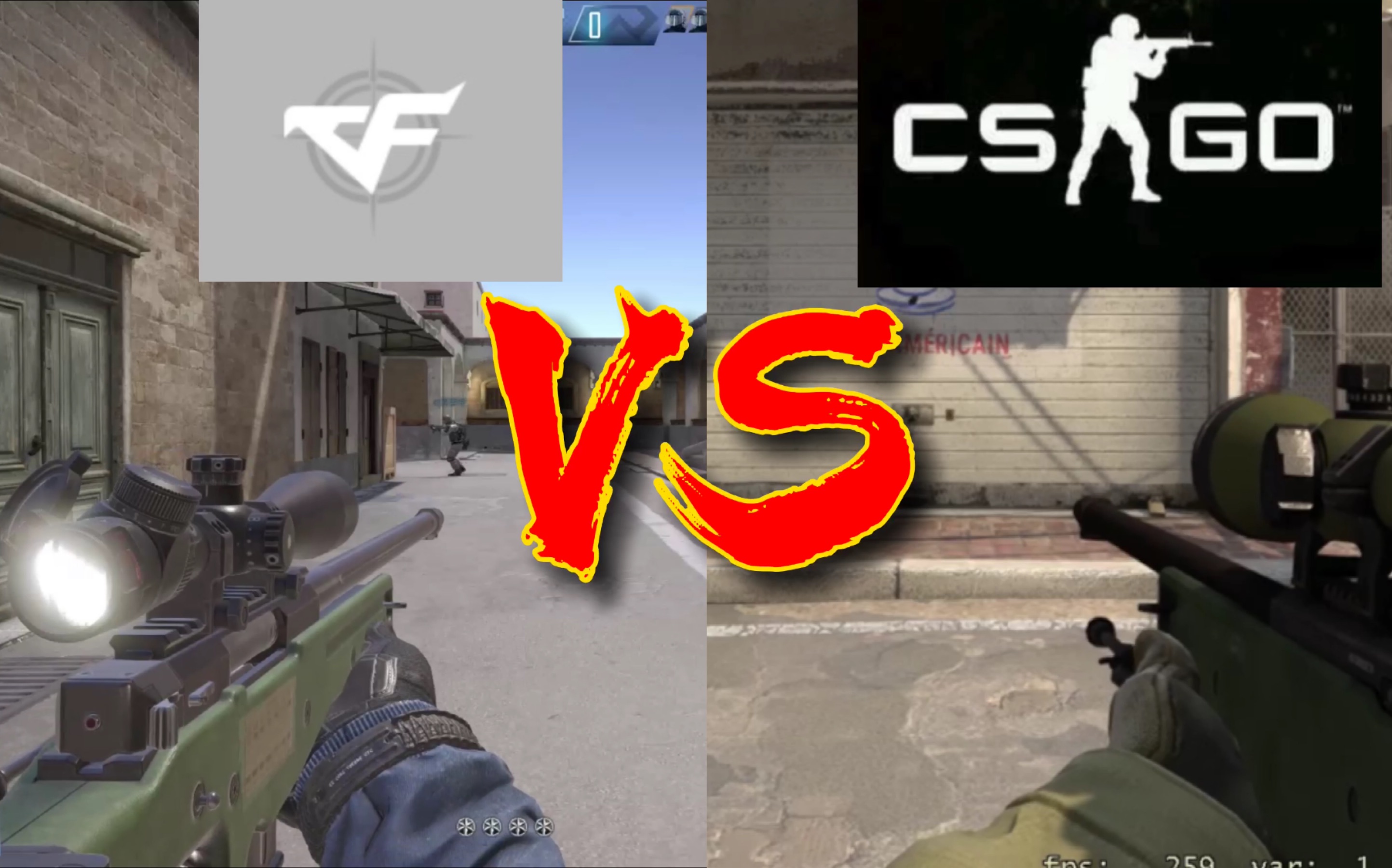 CFHD与CSGO的枪械表现有什么区别？_哔哩哔哩_bilibili