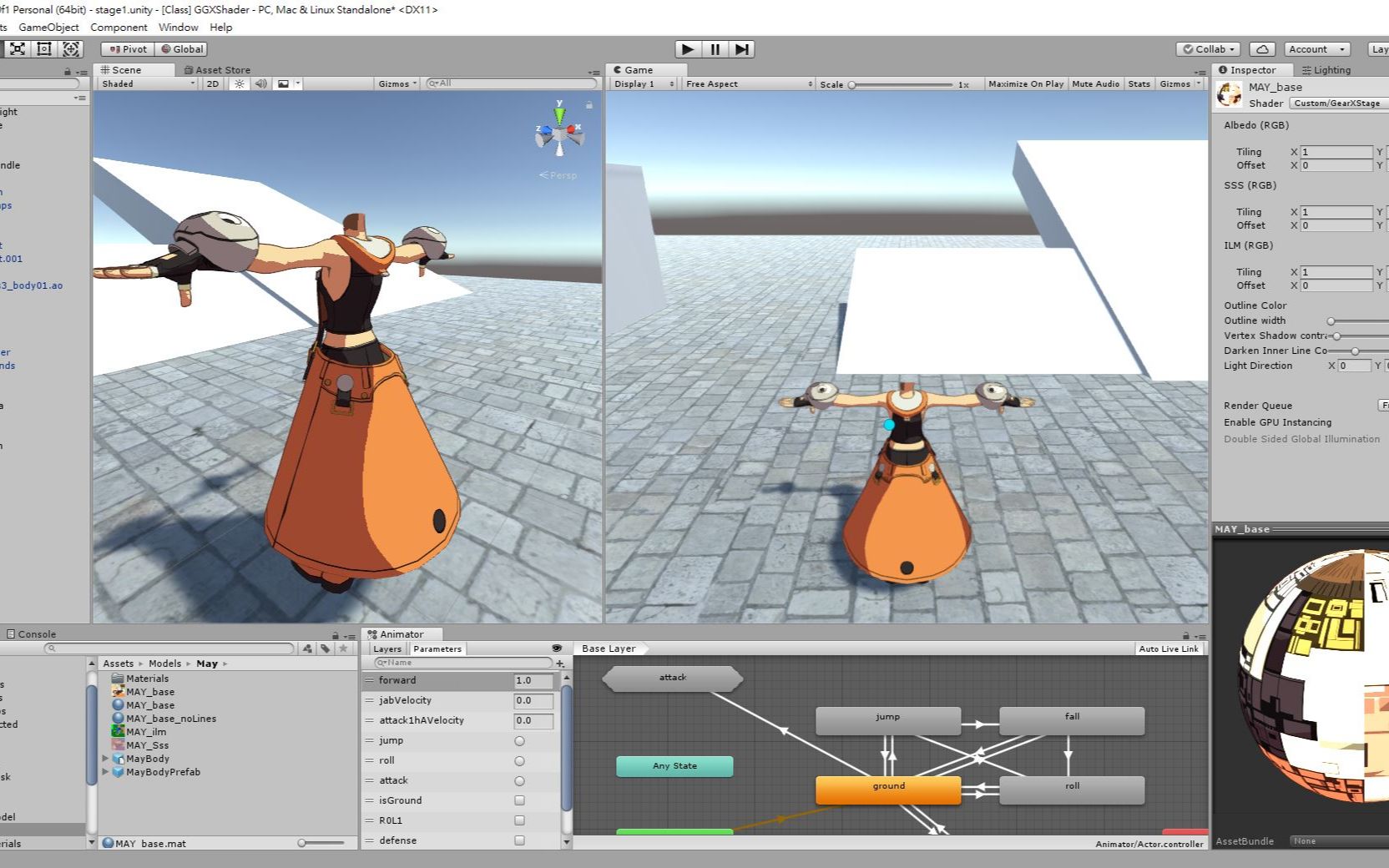 [傅老師/Unity教學] 渲染相關知識 - 07 Guilty Gear X 卡通渲染Shader_哔哩哔哩_bilibili
